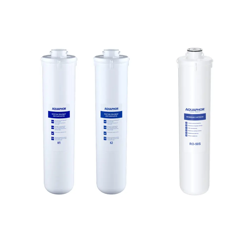 Set 3 replacement cartridges K1/K2/RO-50S (membrane) for RO-101S Morion ...