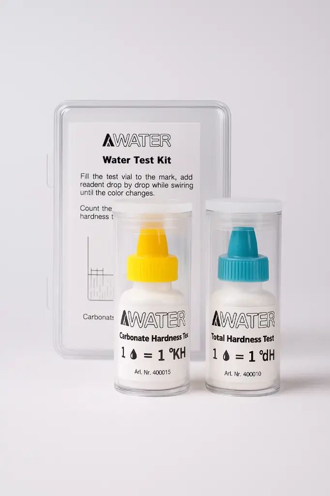 Awater Water Test Kit – Total & Carbonate Hardness for Coffee and Espr
