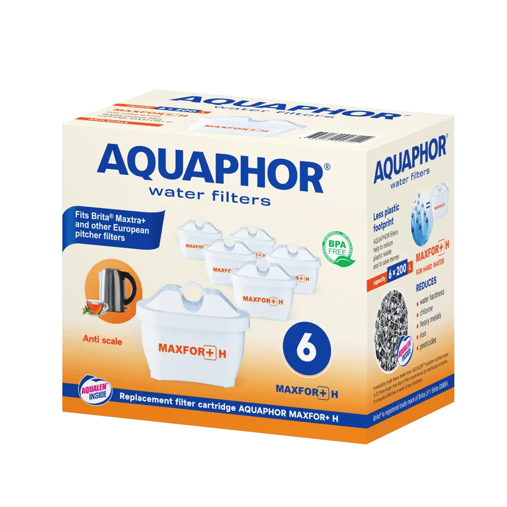 Wisselpatroon Maxfor+ H (Hard Water) 5+1 gratis | AWATER België
